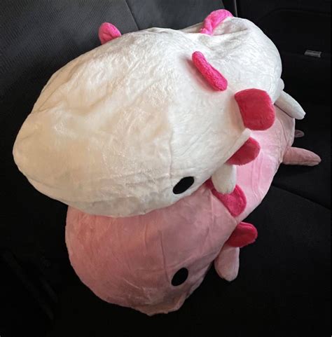 [toreba] Big Axolotl Plush Hobbies And Toys Toys And Games On Carousell