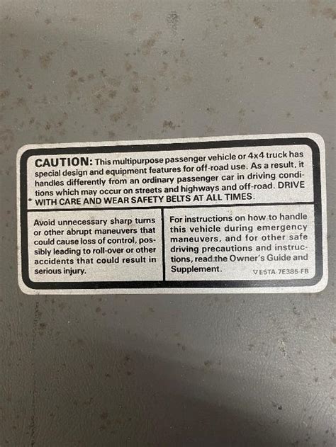 Sun Visor Decals Bullnose Enthusiasts Forum Bullnose Forum