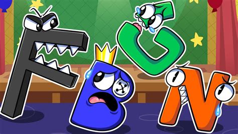 Rainbow Friends But Theyre Alphabet Lore Rainbow Friends Animation Youtube