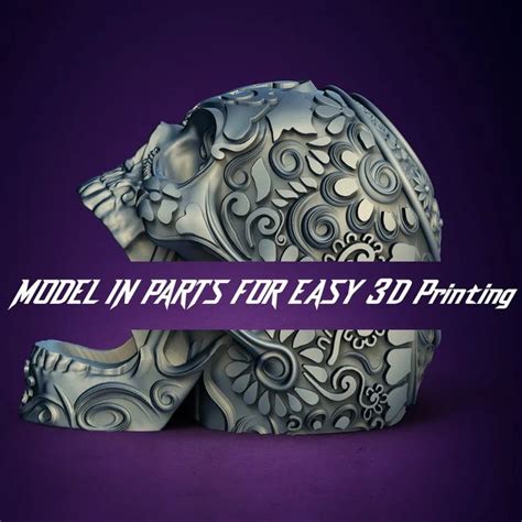 3d Printable Halloween Special Mexican Calavera Skull Dice Tower Stl