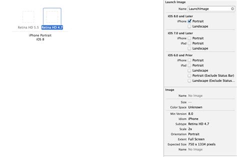 Ios8 Launch Image Does Not Show Up In My Ios App Stack Overflow