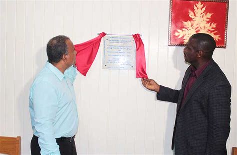 Wesleyan Church Commissions Resource Centre At Vreed En Hoop Guyana