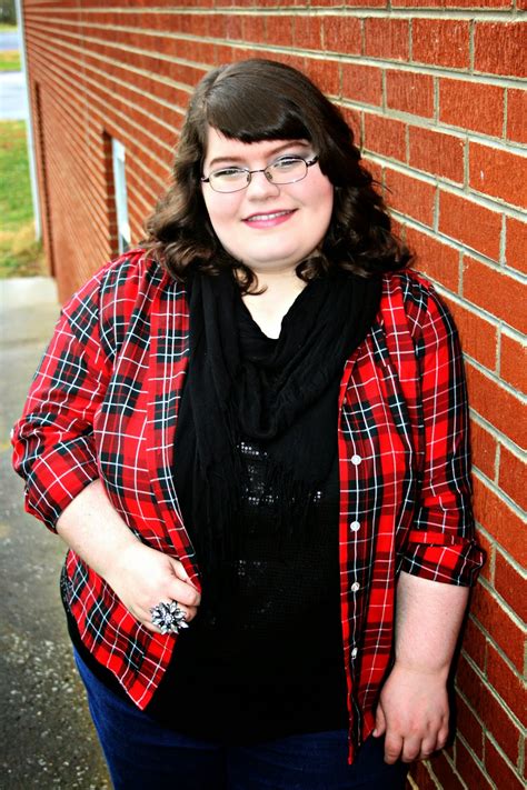 Unique Geek Plus Size Ootd Glam Plaid