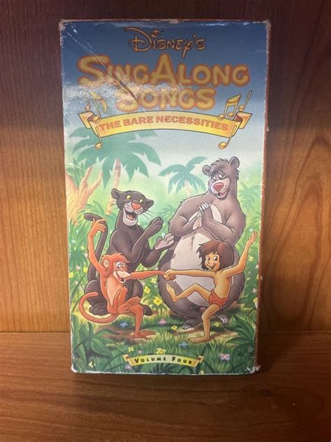 Disneys Sing Along Songs The Bare Necessities Vhs Tape Tested Volume