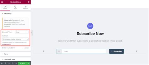 How To Embed Mailchimp Form On Your Website Happyaddons