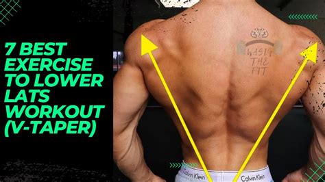 7 Best Exercise To Lower Lats Workout V TAPER YouTube