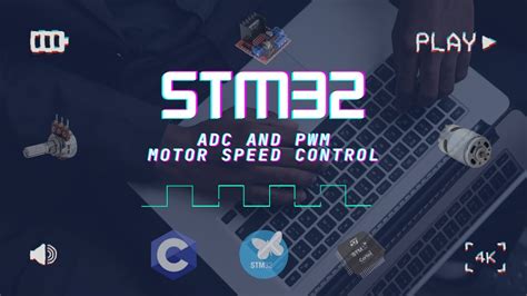 stm32 dc motor speed control with pot pwm and adc youtube