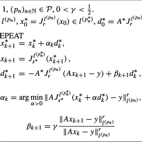 Conjugate Gradient Dual Method In Lpndocumentclass 12pt Minimal