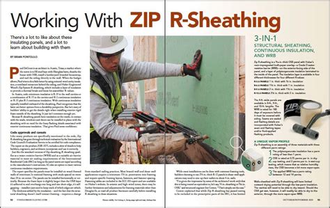 Working With Zip R Sheathing Fine Homebuilding Sheathing Roof