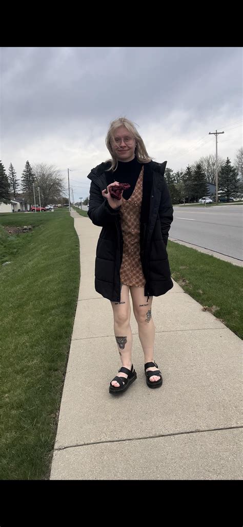 Took My Panties Off In Public Hehe Ronlyfansblonde