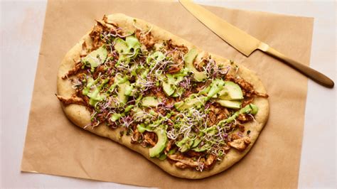 Teriyaki Chicken And Avocado Flatbread Jamie Geller