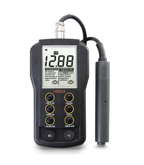 Hanna Instruments Hi8633 Multi Range Conductivity Meter Jual Harga