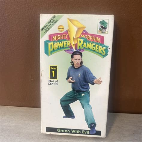 Mighty Morphin Power Rangers Green With Evil Part 1 Vhs Used £924