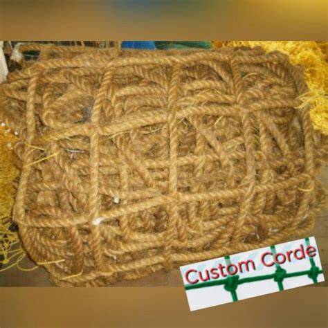 Rede para escalada em sisal malha de cm preço por unidade cada unidade x Customcorde