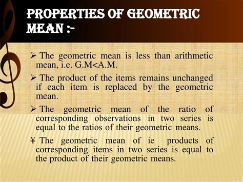 Analysis And Explanation Of Geometric Mean Gm Pptx
