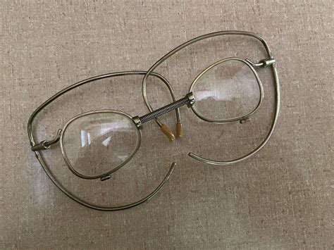 Unusual Vintage Eyeglasses Industrial Medical Lab Gem