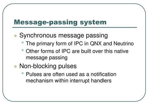 ppt qnx neutrino microkernel system architecture powerpoint