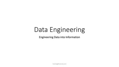 introduction to data engineering ppt
