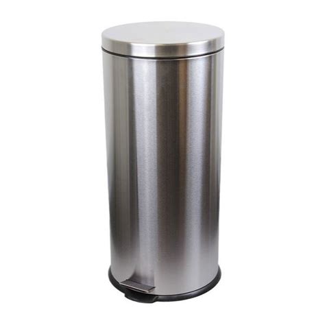 Shop Bin Pedal Ss 30l Compass Chefs Hat