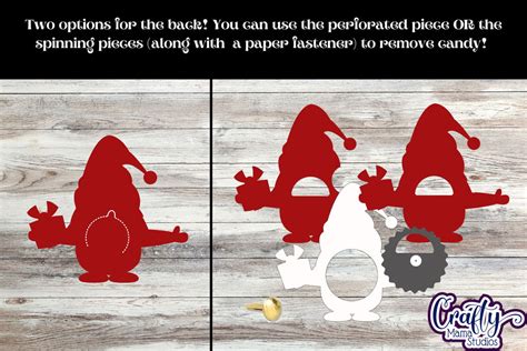 Christmas Candy Dome Holder Candy Ornament Gnome Svg So Fontsy