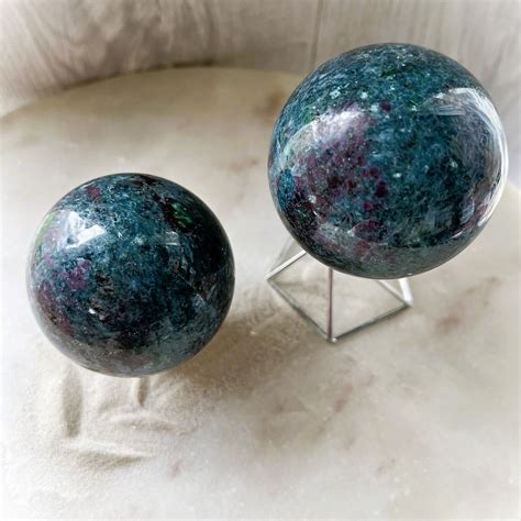 Ruby Kyanite Sphere Crystal Mission