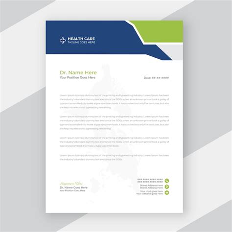 Page 7 Doctor Letterhead Template Free Vectors And Psds To Download