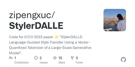 GitHub Zipengxuc StylerDALLE Code For ICCV 2023 Paper StylerDALLE