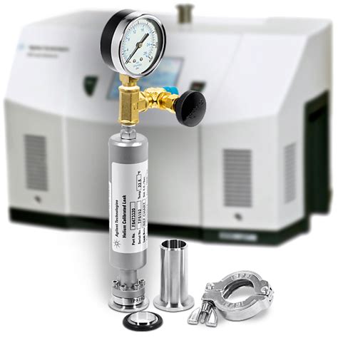 Ideal Vacuum New Agilent Varian Calibrated Helium Leak With On Off Valve KF Flange W