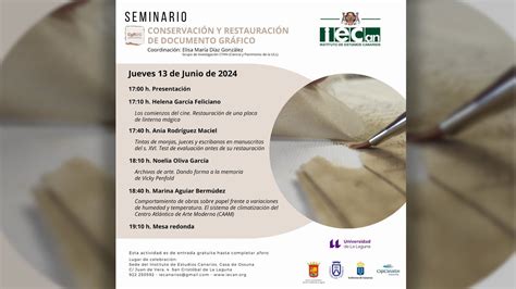 Seminario ‘conservación Y Restauración De Documento Gráfico‘ Youtube