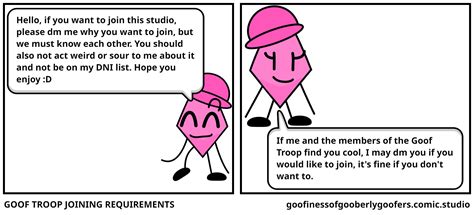 Goof Troop Joining Requirements Comic Studio