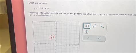 solved graph the parabola y x2 8x 11plot five points on the