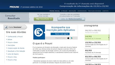 Prouni divulga resultado listas de aprovados Educação G1