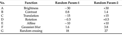 Augmentation Type And Parameter Range Download Scientific Diagram