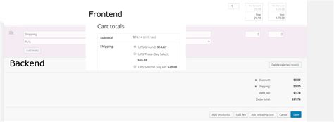 Php Woocommerce Shipping Totals Work On Frontend But Not Backend