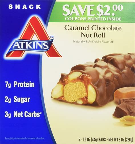 Atkins Advantage Chocolate Peanut Butter Bar 521 Oz 60