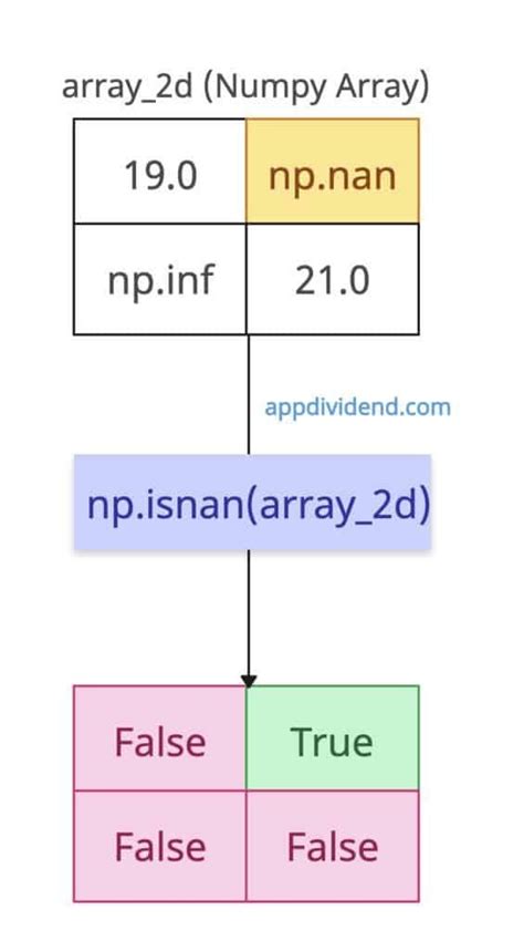 Numpyisnan Tests Nan Values Element Wise