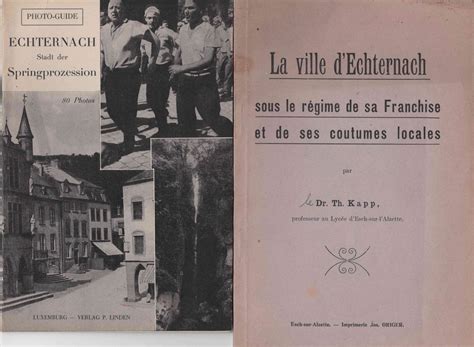 Lhistoire Dechternach Franchise Coutumes Locales Et Procession Printanière Célèbre