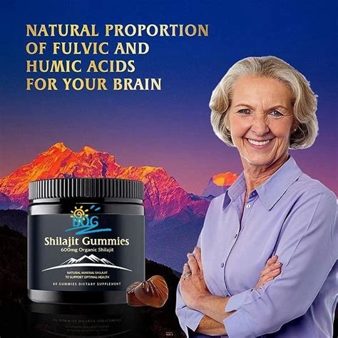 Oem Odm Shilajit Gummies 600mg Shilajit For Men And Women 85 Mineral