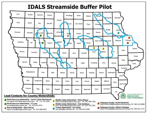 Secretary Naig Announces Streamside Buffer Pilot Project Targeting