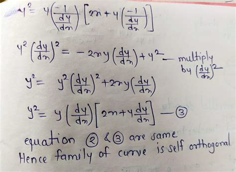 The System Of Confocal And Coaxial Parabolas Y A X A Is A C Self Orthogonal