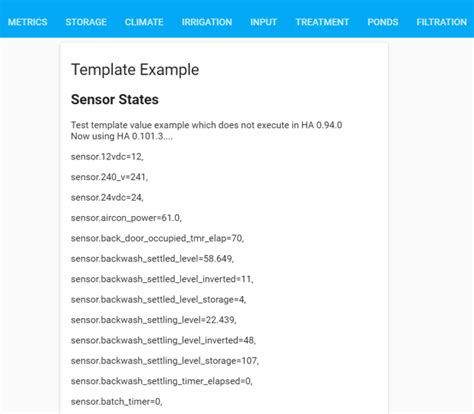 Lovelace Markdown Card With Template Variables Configuration Home
