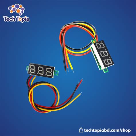 Mini Voltmeter 3 Wire Tech Topia