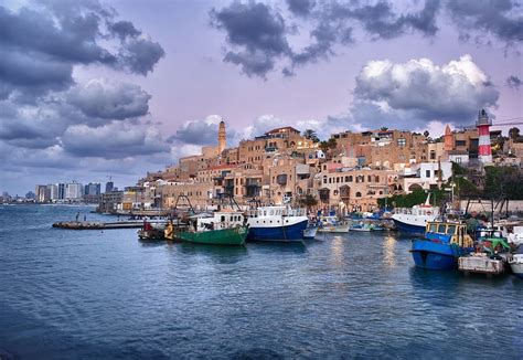 Hd Wallpaper Israel Tel Aviv Yafo Jaffa Sky Sea Lights City
