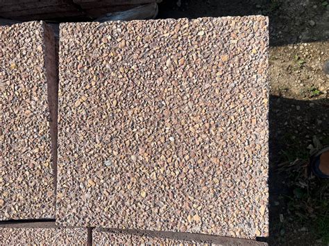 16 Square Exposed Aggregate Red Rock Gardens