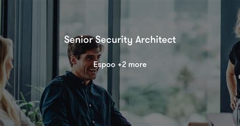 Senior Security Architect Basware Jobylon