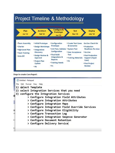 steps to create core report pdf comma separated values icon