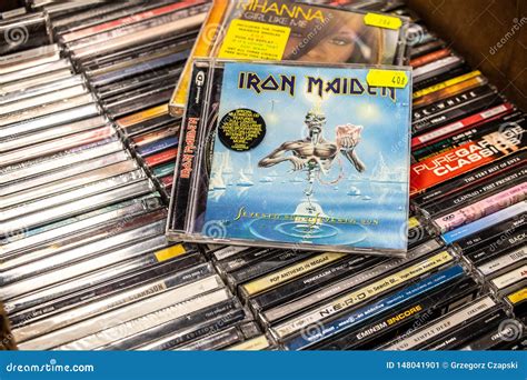 Iron Maiden Cd Album Seventh Son Of A Seventh Son 1988 On Display For