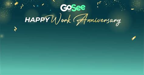 Gosee On Linkedin Workanniversary Thankyou