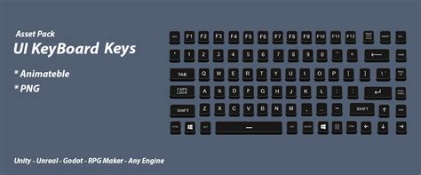 Keyboard Keys Ui By Verzatiledev
