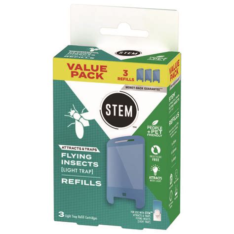 Stem Light Trap Refills 3 Refills Pack 8 Packs Carton